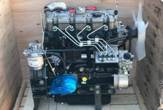 Cat 3024C engine for Cat 226B skid steer | rebuiltcaterpillarengines.com